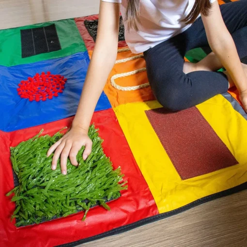 Tapete Sensorial Gigante Autismo Texturas e Estímulos - BmB Terapêuticos
