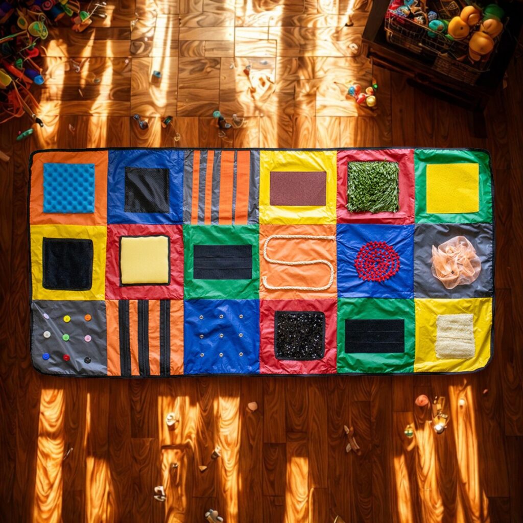Tapete Sensorial Gigante Autismo Texturas e Estímulos - BmB Terapêuticos